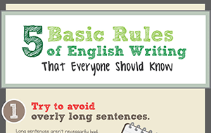 5 Basic Rules of English Writing That Everyone Should Know (Infographic)