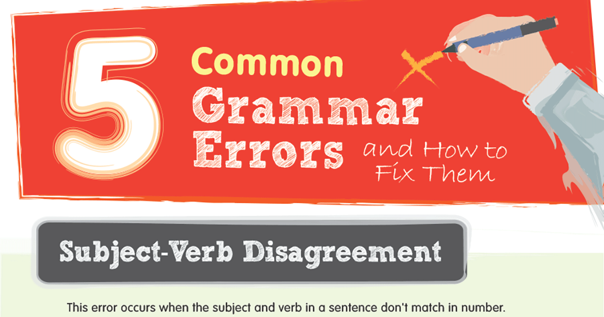 5 Common Grammar Errors and How to Fix Them (Infographic)